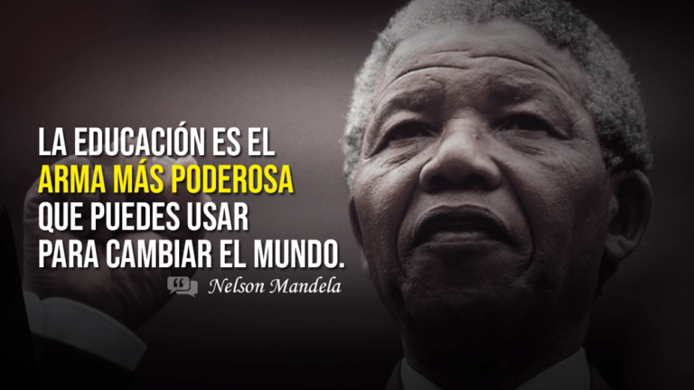 Nelson Mandela: 12 Frases sobre la educación (poco conocidas)